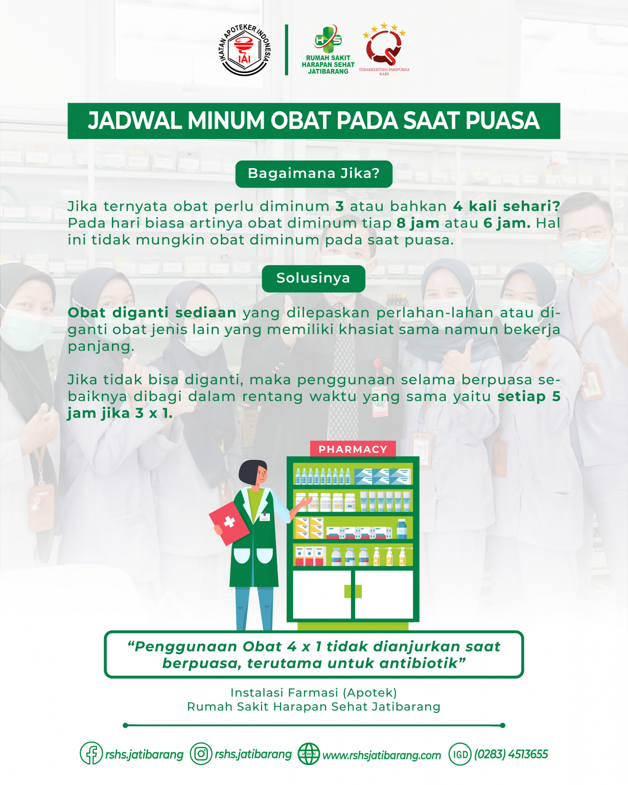 INFORMASI SEPUTAR FARMASI - JADWAL MINUM OBAT PADA SAAT PUASA - Rumah ...